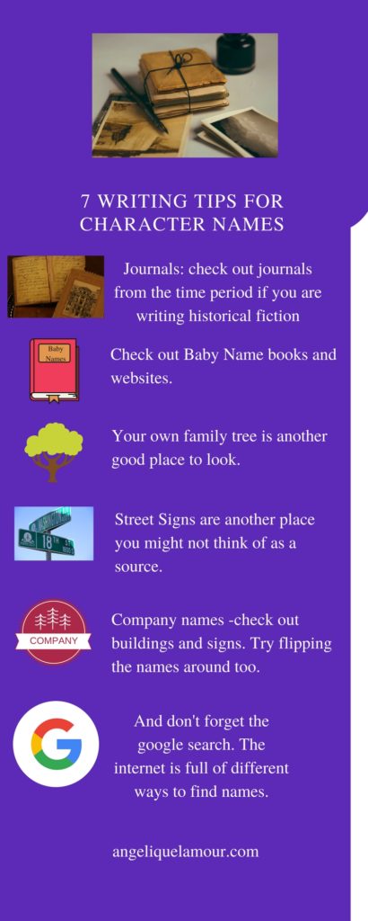 What's in a Name? 7 Tips for Finding Character Names - ANGELIQUE L'AMOUR